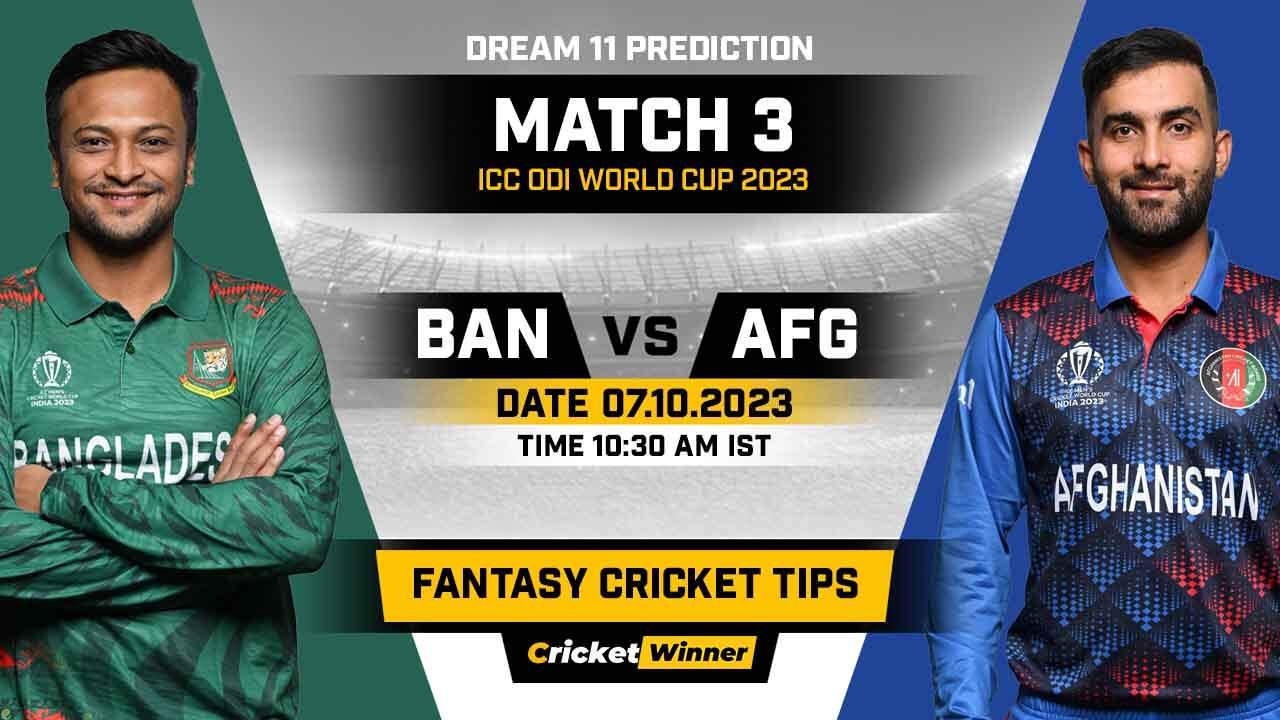 BAN vs AFG Dream11 Prediction, Fantasy Cricket Tips, Probable Playing XI, Pitch Report & Injury ...