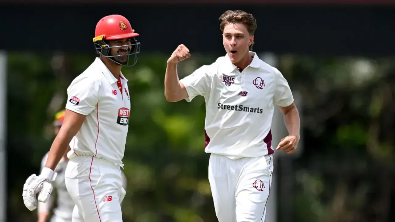 Tom Whitney shines on debut with record performance in Sheffield Shield