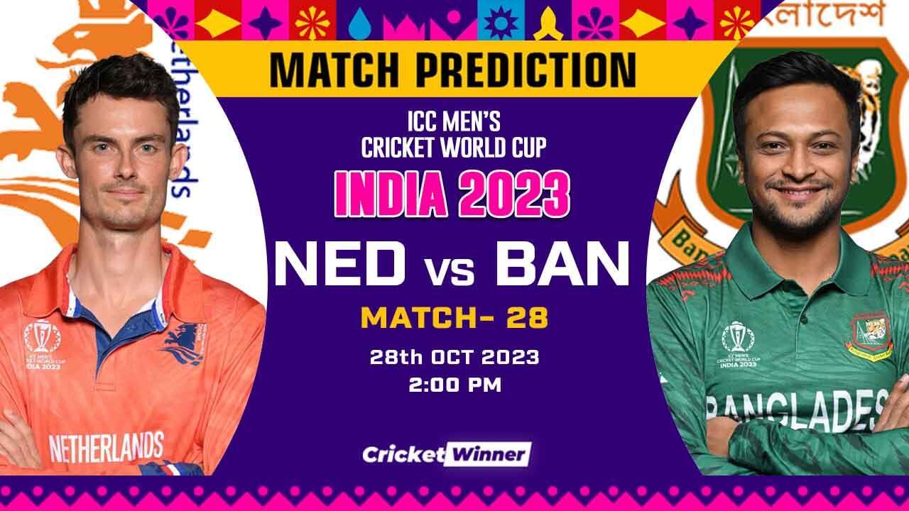 NED vs BAN Match Prediction- Who Will Win Today’s World Cup Match Between Netherlands and ...