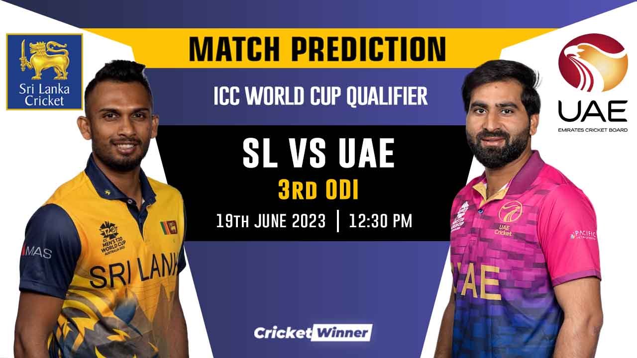 SL vs UAE World Cup Qualifier 3rd Match Prediction- Who Will Win Today ...