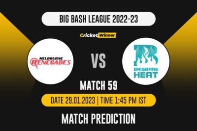 BBL 2022: Knockout, REN vs HEA Match Prediction- Who Will Win Today's ...