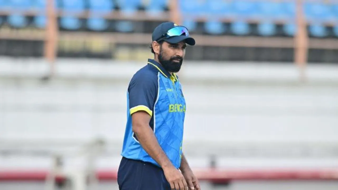 Mohammed Shami's fiery 32 not out sets Bengal's thrilling win