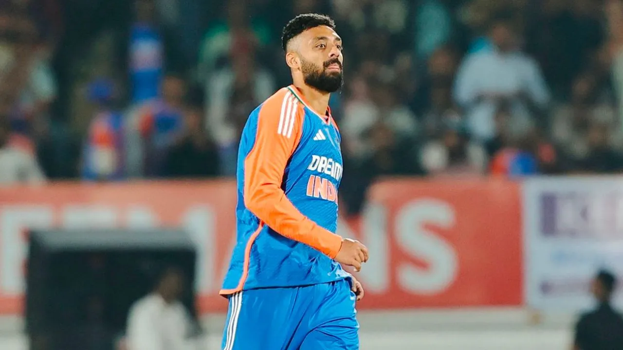 Varun Chakravarthy creates world record after Rajkot T20I success