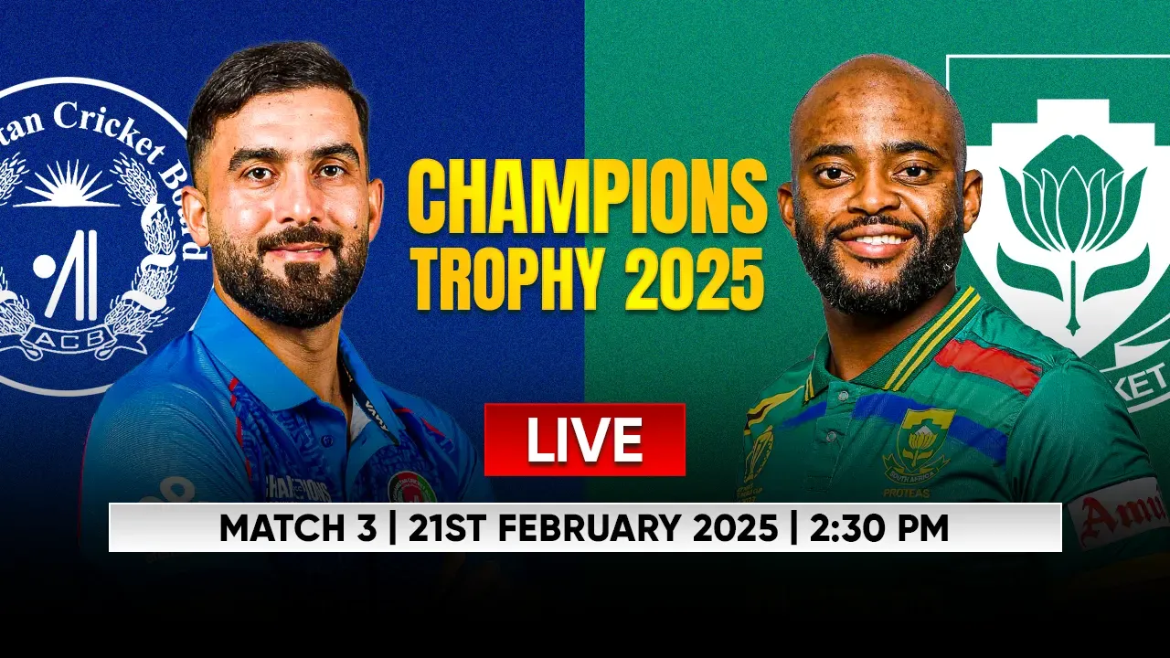 Afghanistan vs South Africa, 3rd Match, Group B - Live Cricket Score: South Africa won by 107 runs