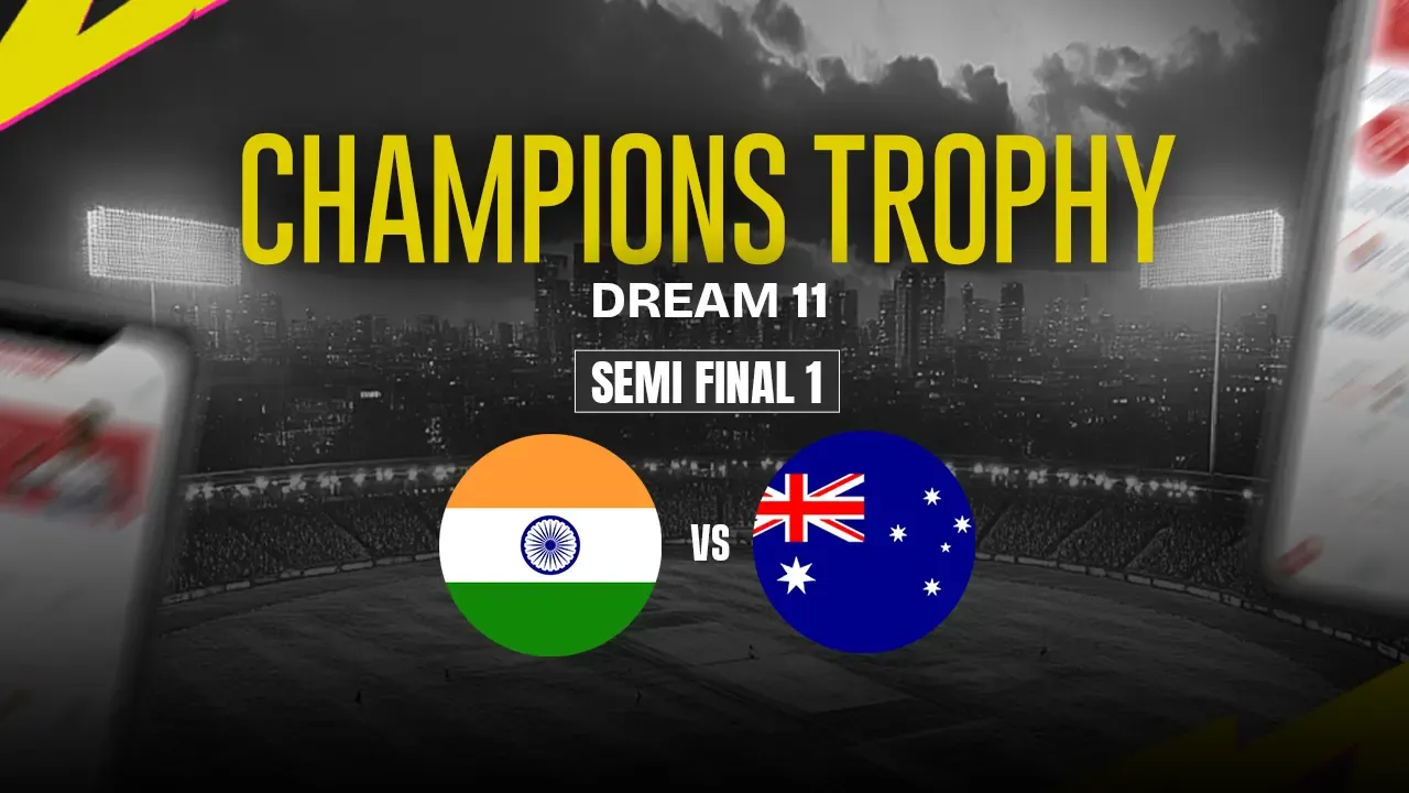 Champions Trophy 2025: IND vs AUS Dream11 Prediction Semi Final-1 Match Fantasy Cricket Tips ...