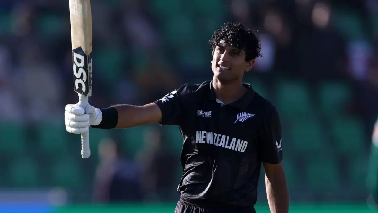 Rachin Ravindra sets new Champions Trophy record for New Zealand