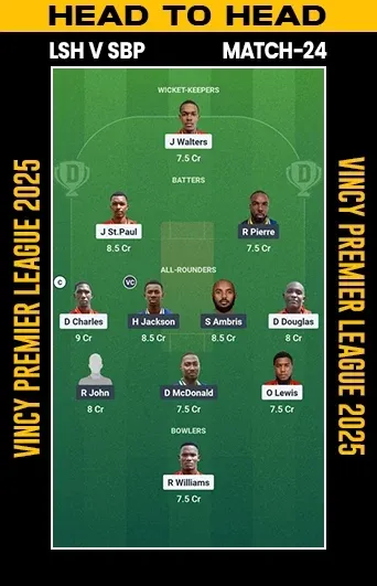 LSH vs SPB Dream11 Prediction Match 24 Fantasy Cricket Tips Vincy ...