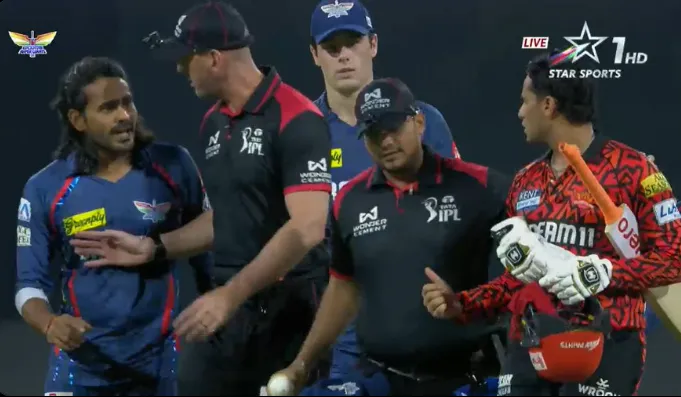 WATCH: Digvesh Rathee and Abhishek Sharma get involved in verbsl spat ...