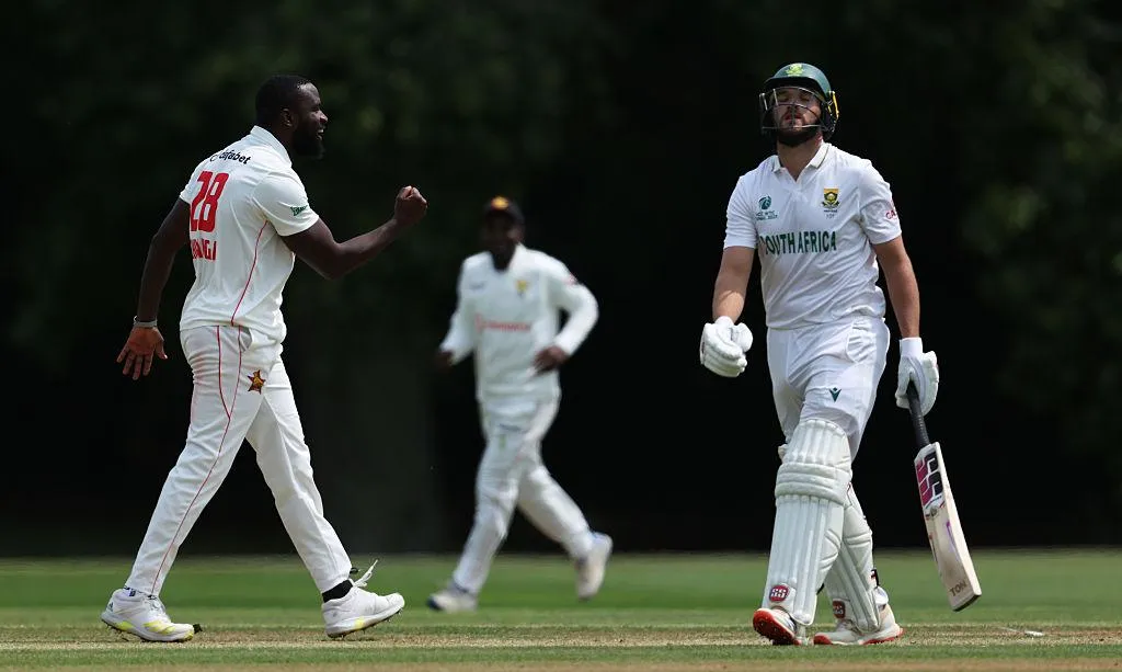 South Africa tour of Zimbabwe 2025 1st Test: Players battle to watch out