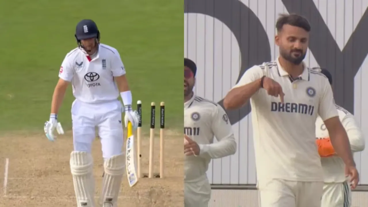 WATCH: Joe Root stunned by absolute ripper delivery from Akash Deep in ...