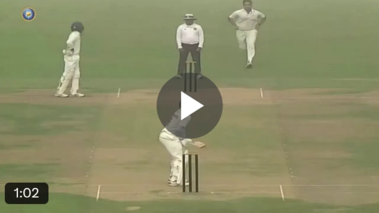 WATCH: India's debutant Anshul Kamboj 10 wicket haul against Kerala in Ranji Trophy last season