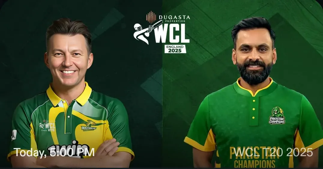 WCL 2025 live streaming details: Where and how to watch Australia Champions vs Pakistan ...