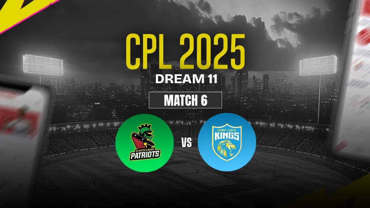 CPL 2025: SKN vs SLK Dream11 Prediction 06th Match Fantasy Cricket Tips ...