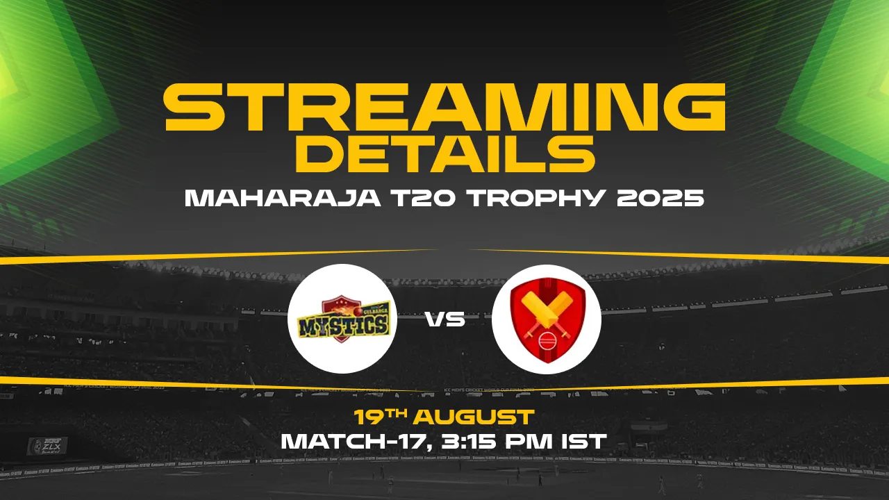 Maharaja T20 Trophy 2025 17th Match:Gulbarga Mystics vs Shivamogga ...