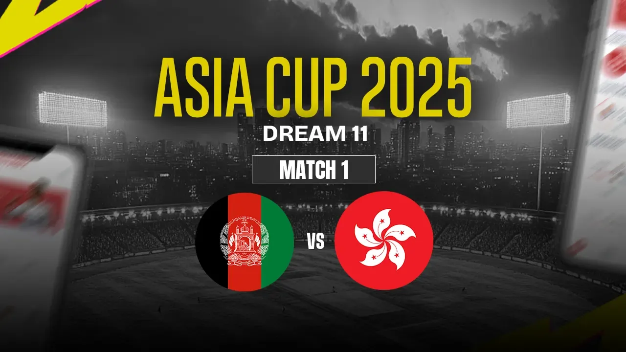 Asia Cup 2025: AFG vs HK Dream11 Prediction 1st Match Fantasy Cricket Tips, Probable Playing XI