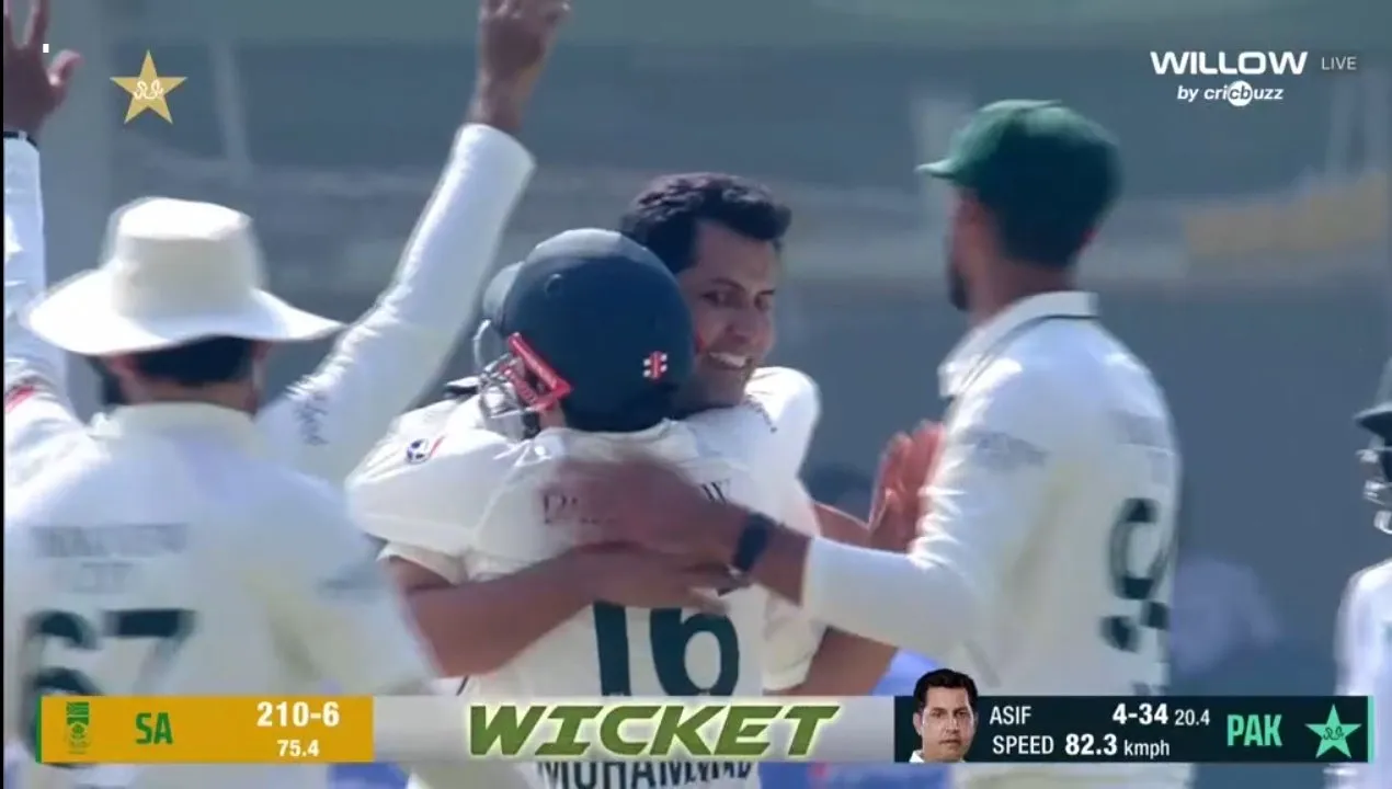 WATCH: Five-wicket haul for debutant Asif Afridi during PAK vs SA 2nd Test