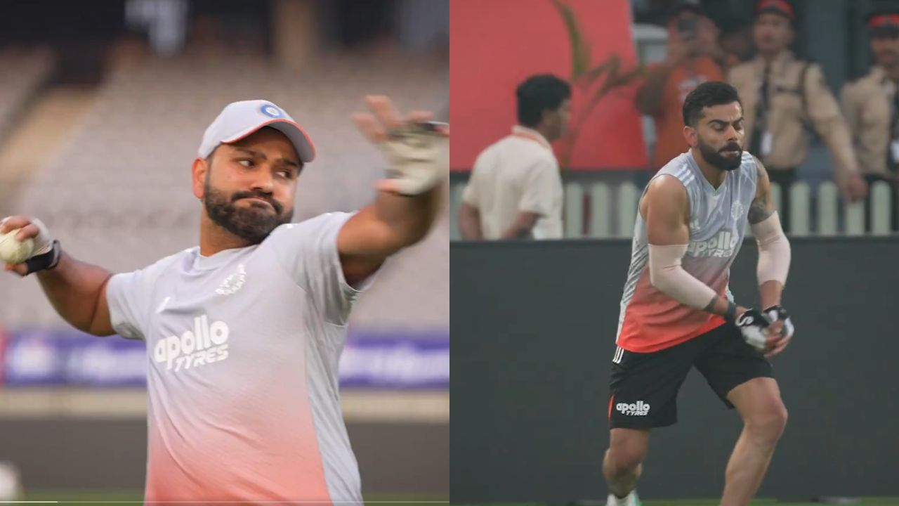 Watch: BCCI shares special training video of Rohit Sharma and Virat ...