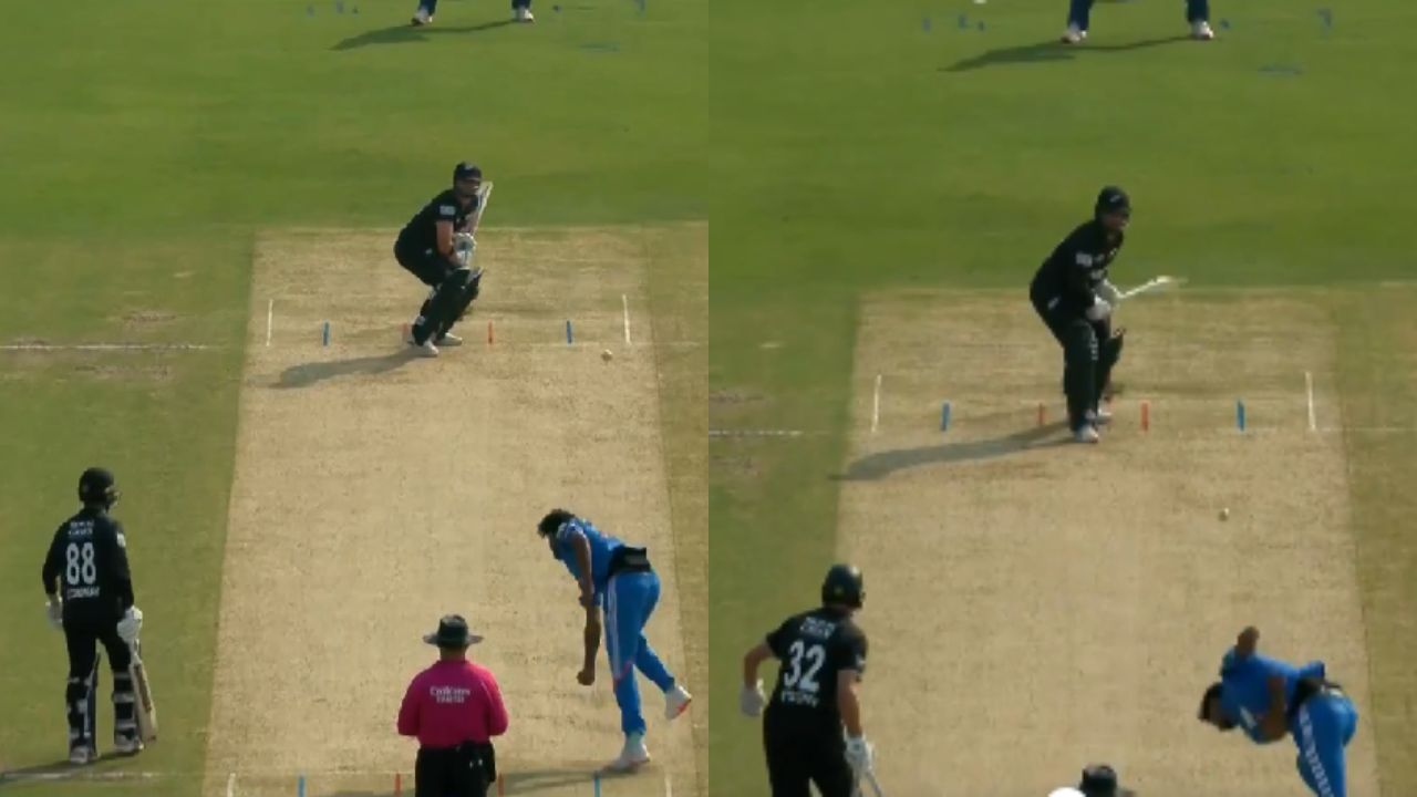 Watch: Brilliant Harshit Rana dismisses both set New Zealand openers in ...