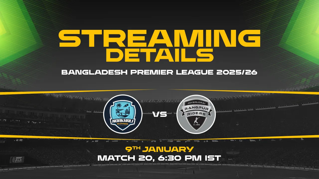 BPL 2025-26, Match 20: Noakhali Express vs Rangpur Riders, Probable ...