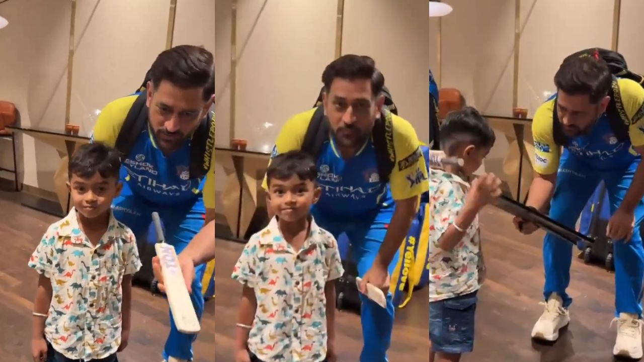 Watch: MS Dhoni’s special interaction with young fan goes viral before ...