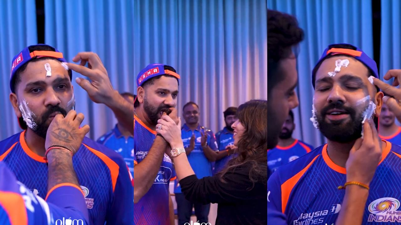 Watch: Mumbai Indians Host Special Birthday Celebration for Rohit ...