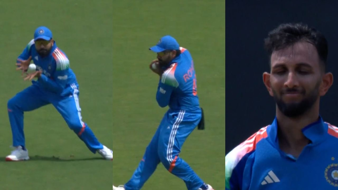 Watch: Rohit Sharma takes 3 stunning slip catches vs Afghanistan